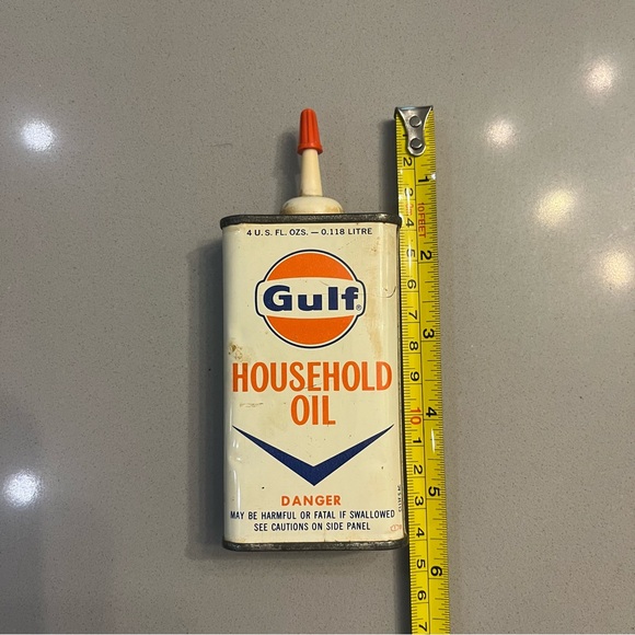 gulf | Accents | Vintage Gulf Household Oil Can | Poshmark